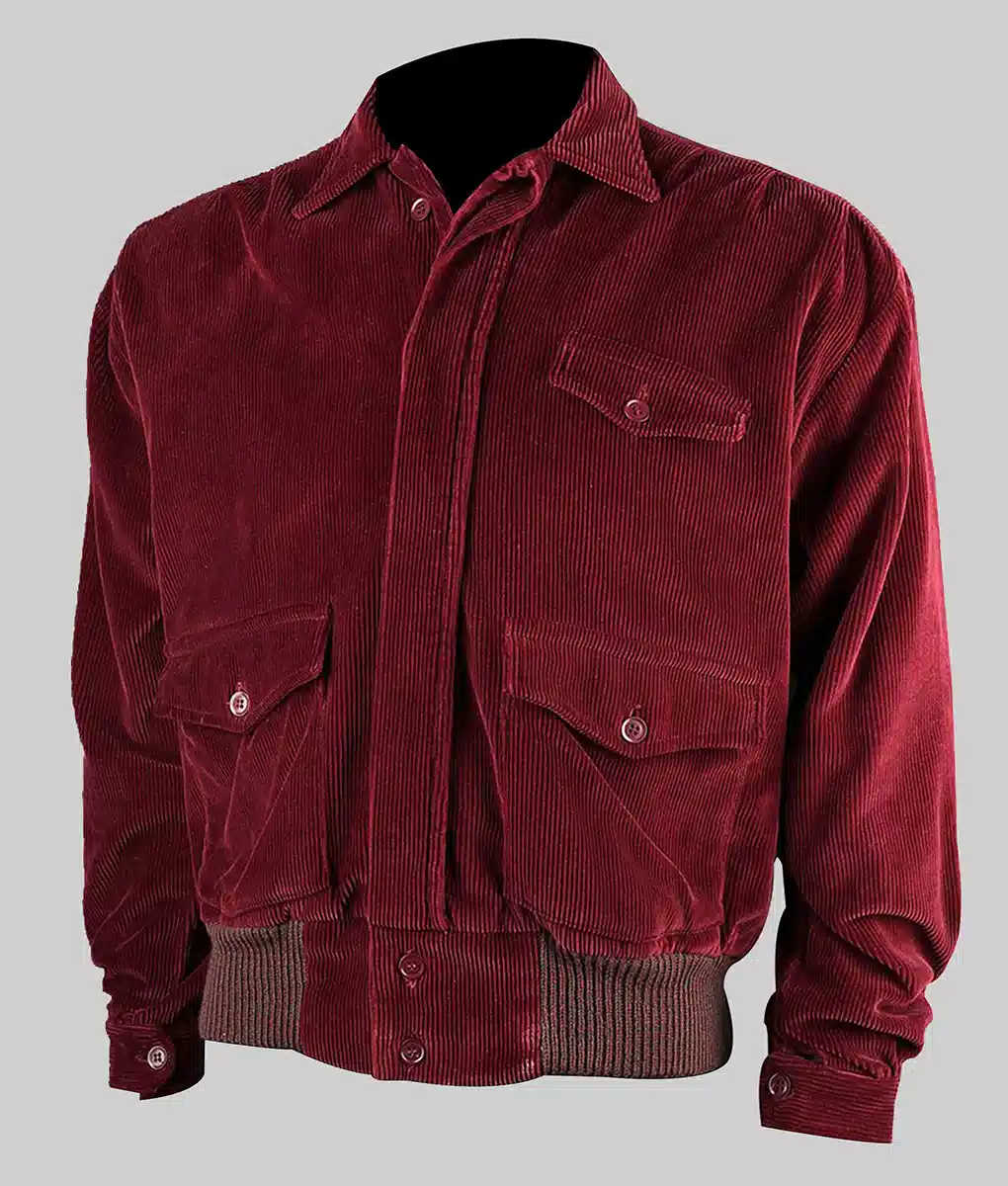 The Shining Jack Torrance Red Corduroy Jacket | John Deniel Edward Jackets