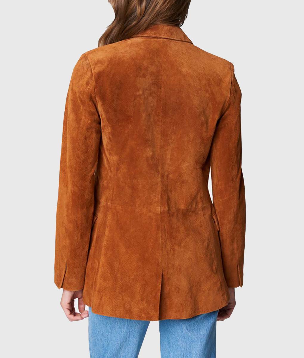 Ride S01 Isabel (Nancy Travis) Suede Coat | Boss Jackets