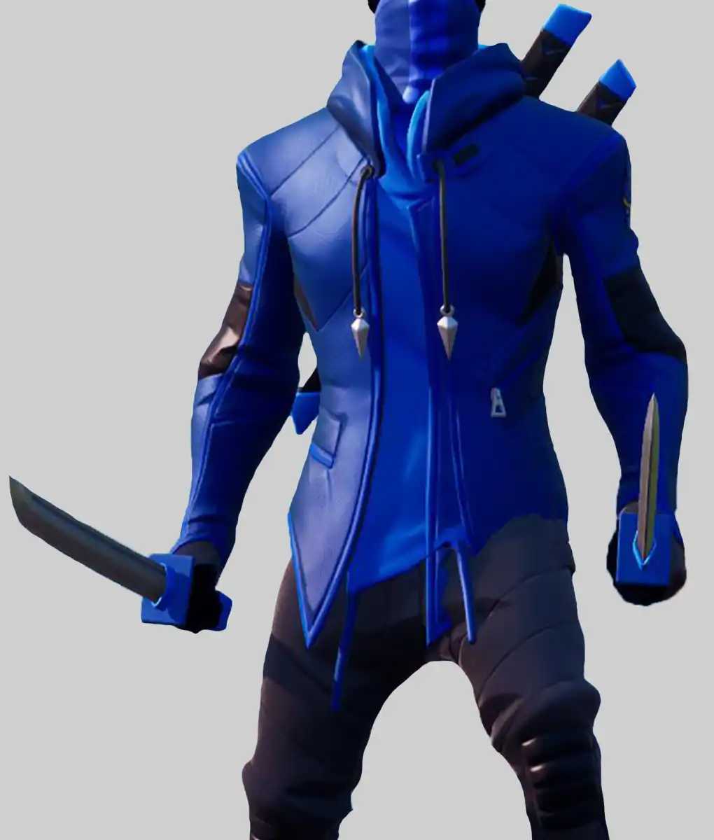 Fortnite Ninja Blue Leather Jacket | Boss Jackets