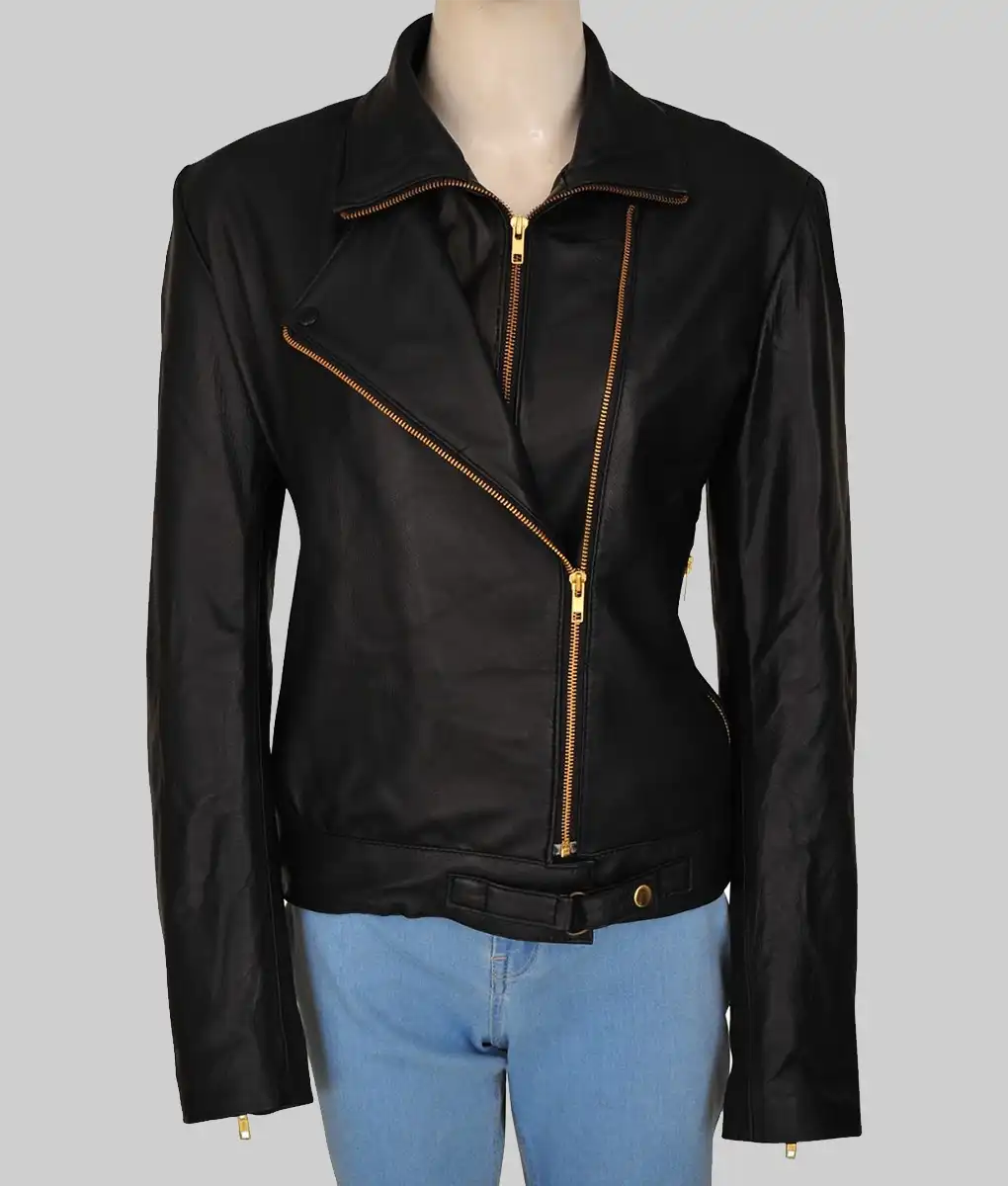 Taylor Swift Black Leather Biker Jacket | Boss Jackets