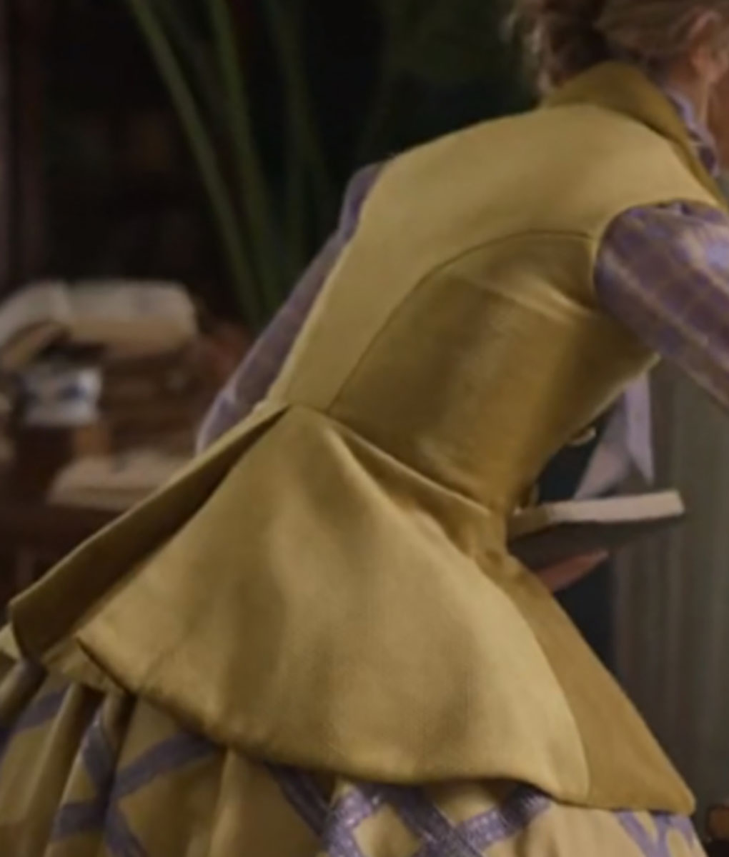 The Artful Dodger Maia Mitchell (Lady Belle Fox) Yellow Blazer