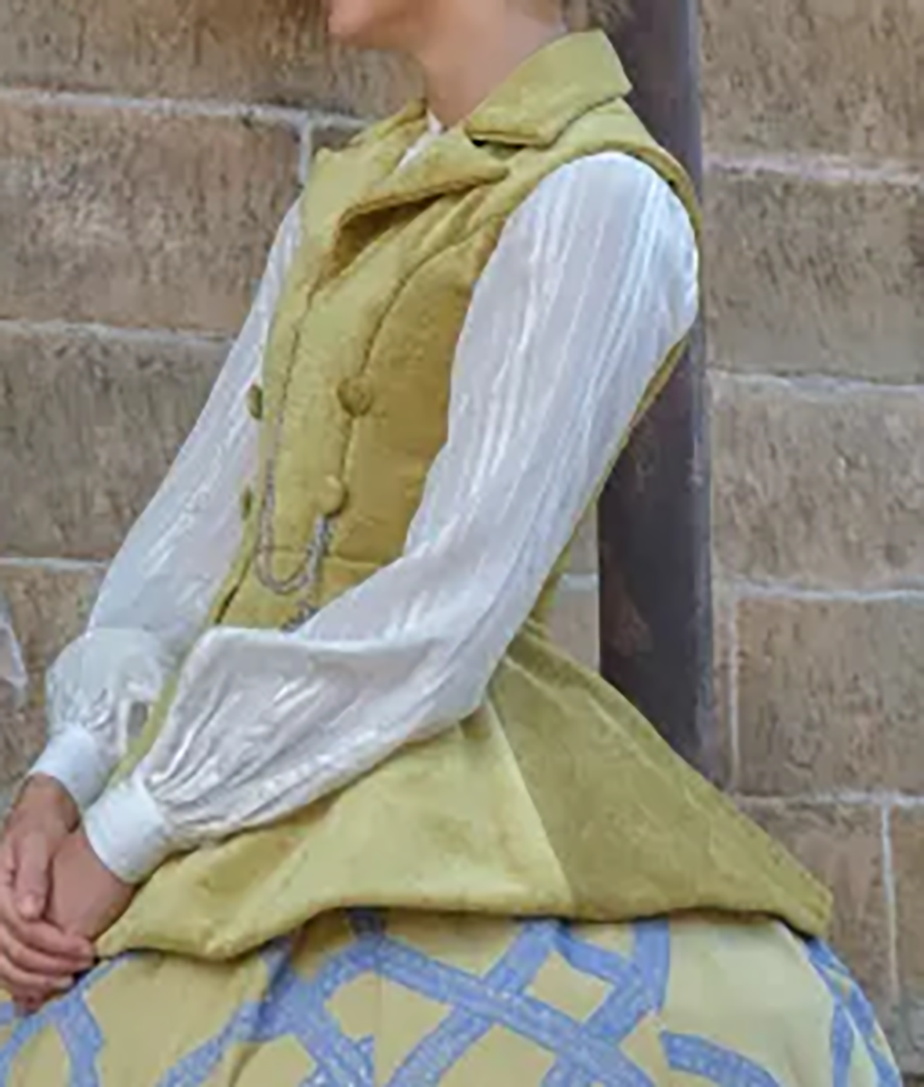 The Artful Dodger Maia Mitchell (Lady Belle Fox) Yellow Blazer