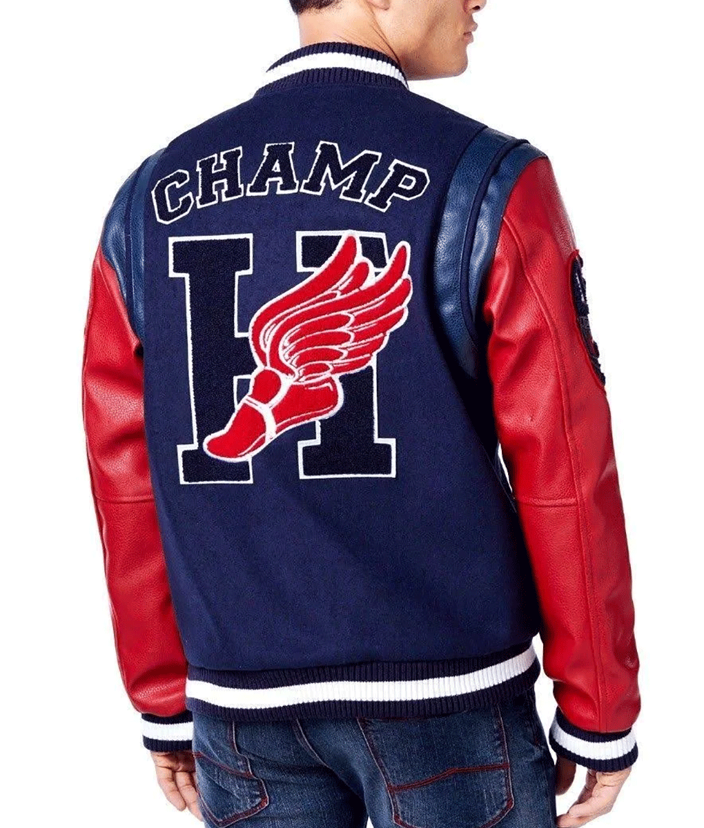 Hudson Champion Blue Varsity Jacket | Boss Jackets