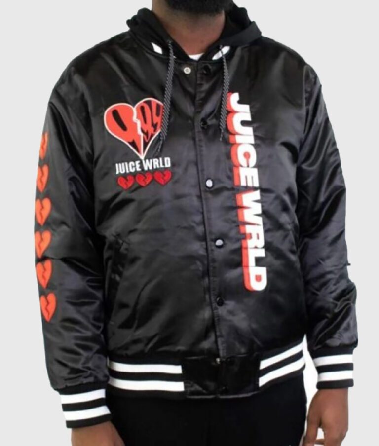 Juice Wrld 999 Black Bomber Jacket | Boss Jackets
