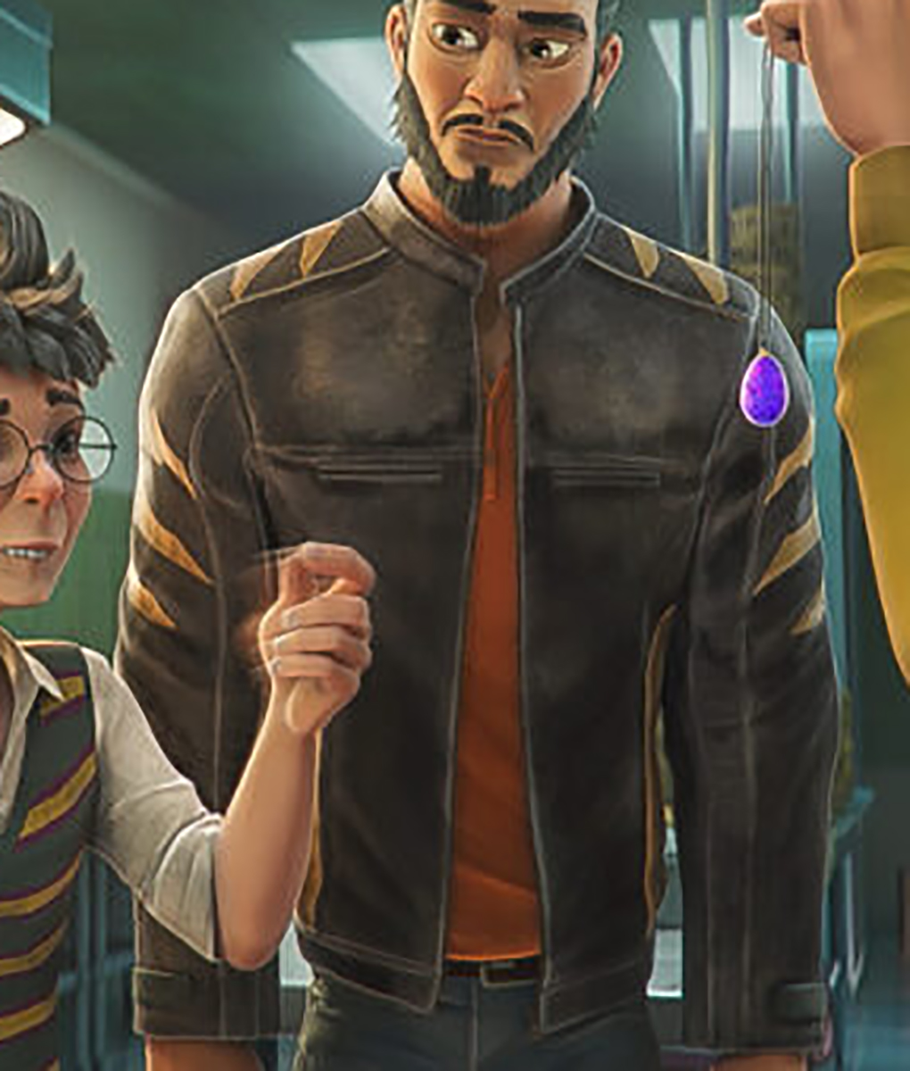 Tiger's Apprentice Mr. Hu (Henry Golding) Leather Jacket