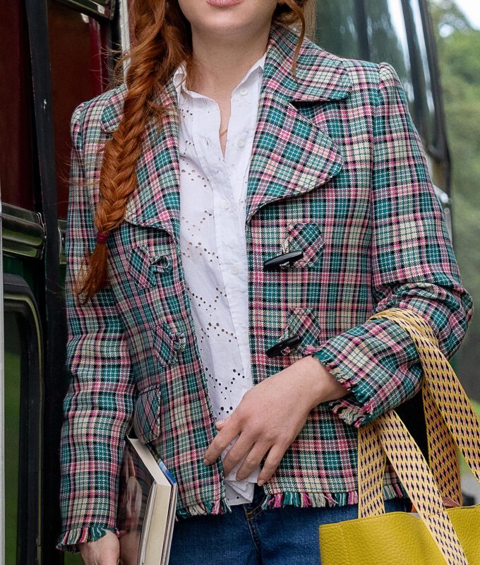 Irish Wish Maddie Kelly (Lindsay Lohan) Checkered Jacket