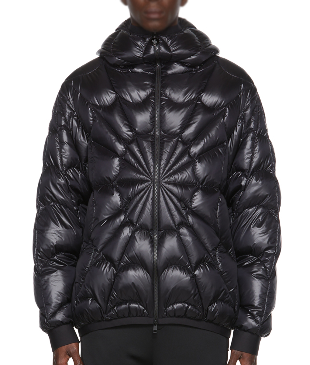 Black Spider Puffer Jacket | Boss Jackets