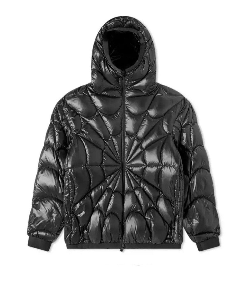 Black Spider Puffer Jacket | Boss Jackets