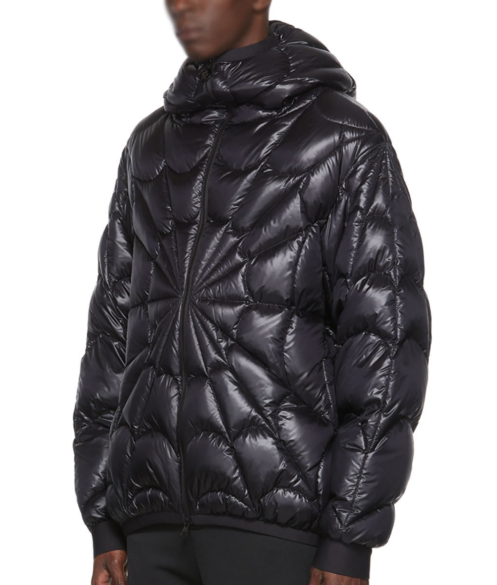 Black Spider Puffer Jacket | Boss Jackets
