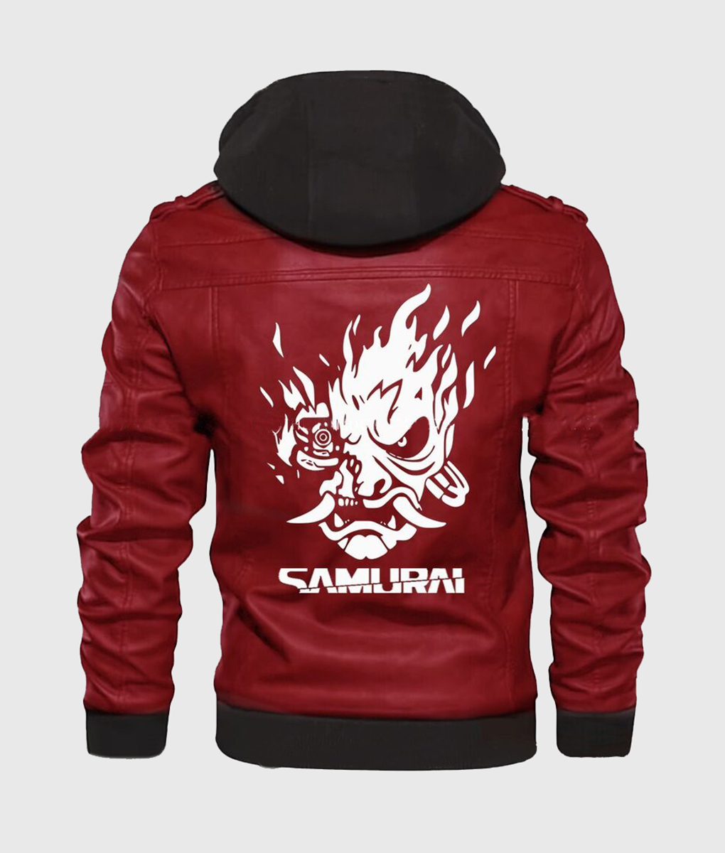 Cyberpunk 2077 Samurai Red Leather Jacket | Boss Jackets