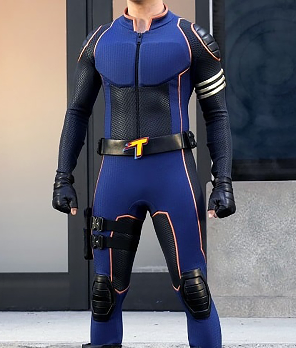 The Thundermans Return Jack Griffo (Max) Blue Leather Costume