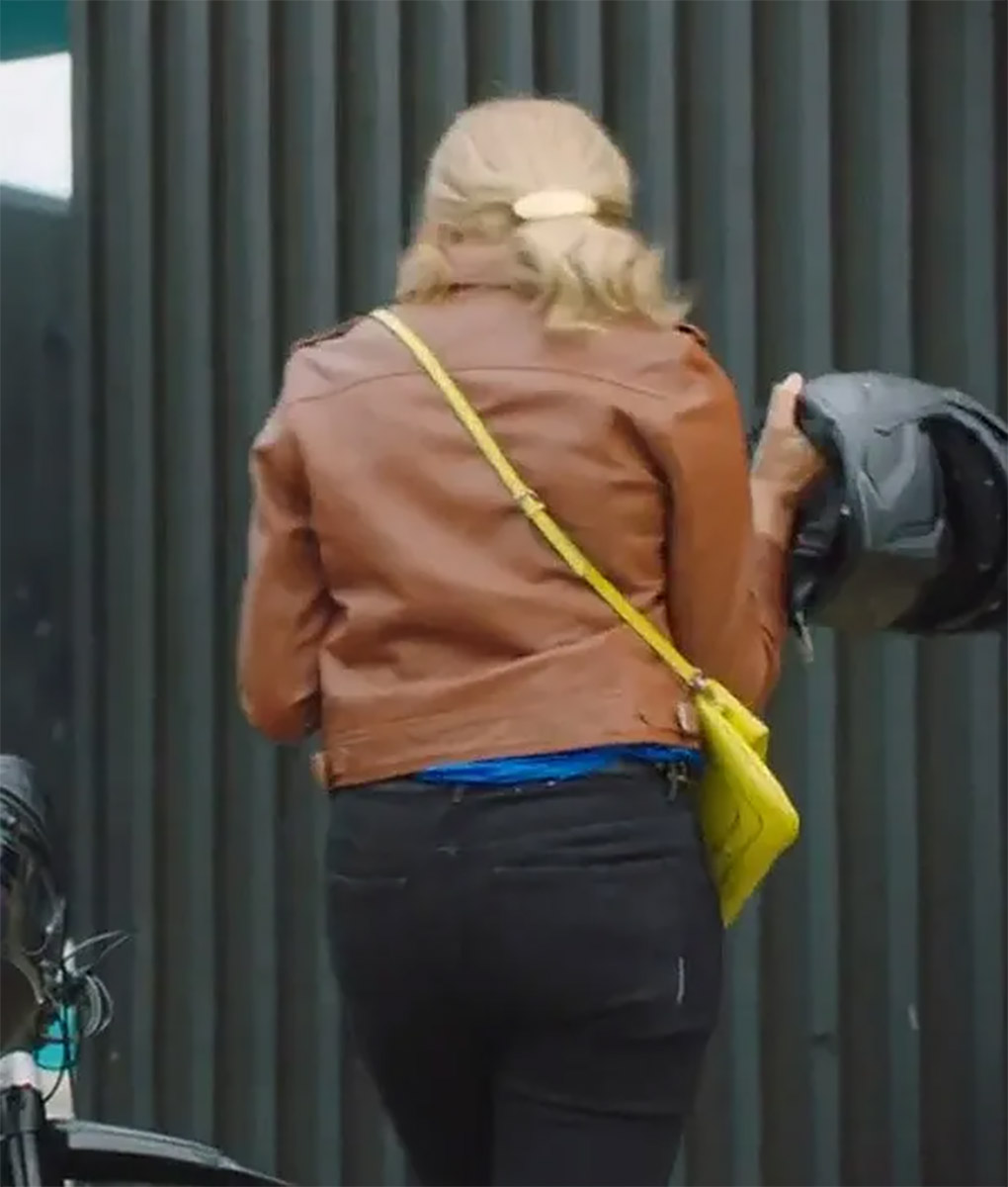 My Life Is Murder Alexa Crowe (Lucy Lawless) Brown Jacket