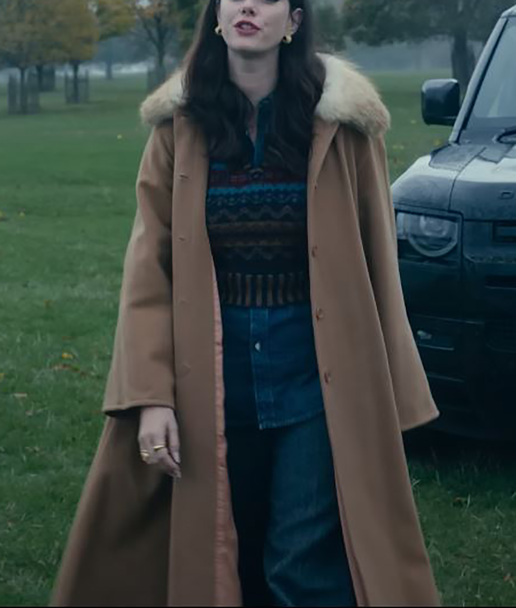 The Gentlemen Susie Glass (Kaya Scodelario) Brown Coat