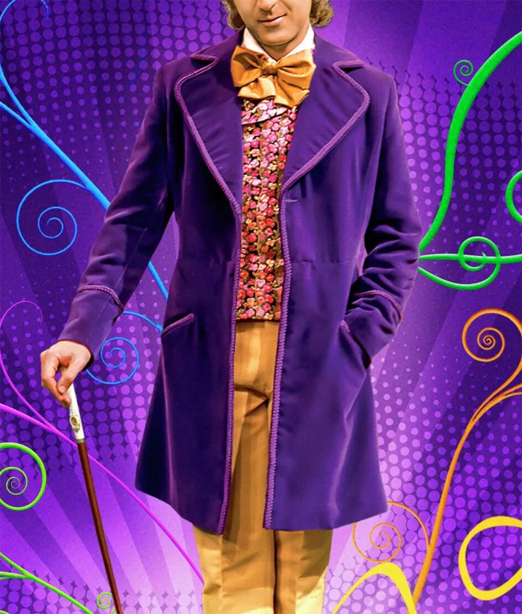 Willy Wonka (Gene Wilder) Purple Coat | Willy Wonka Coat