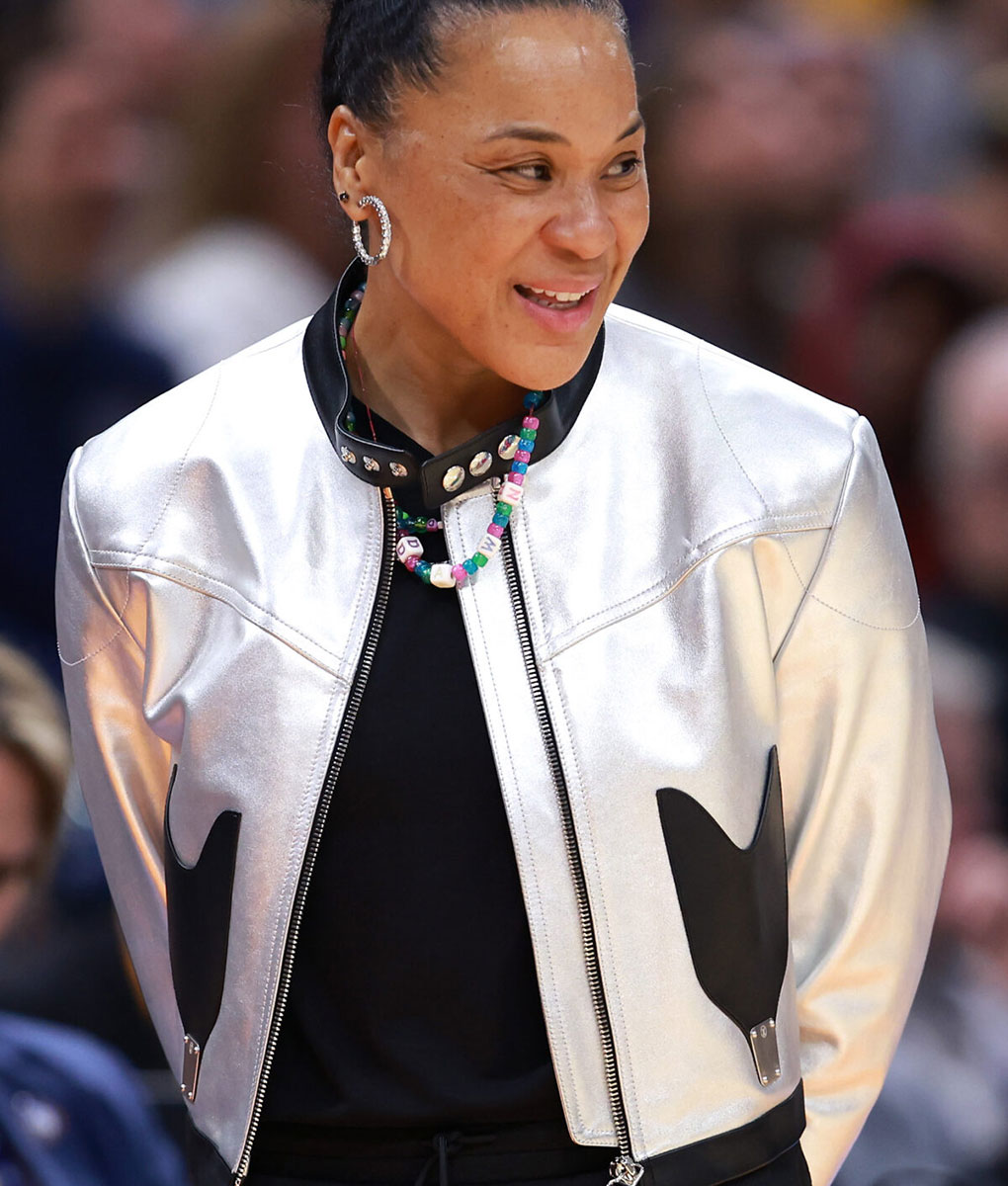Dawn Staley NCAA Final Tournament Silver Jacket | Boss Jackets