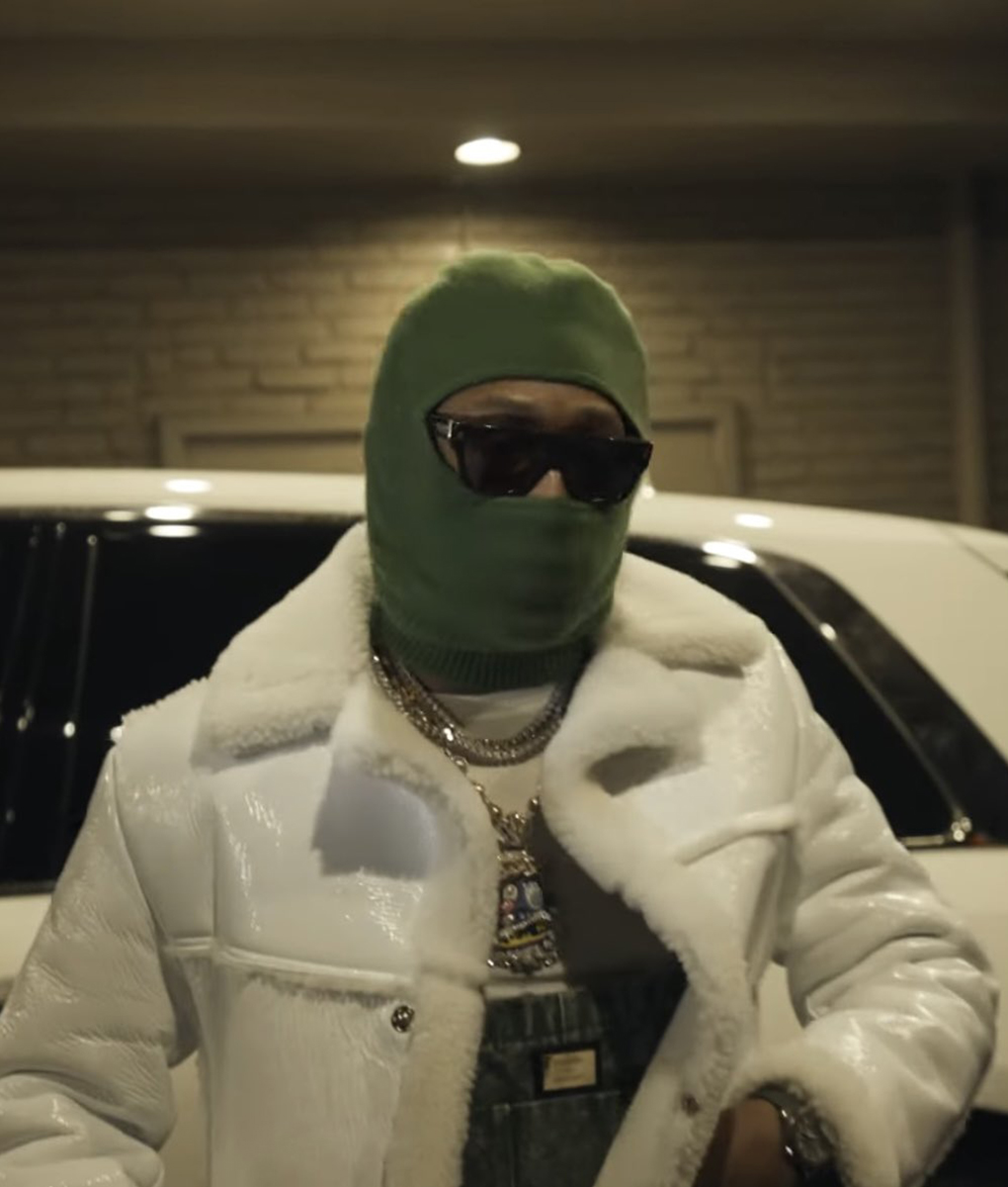 Future Type Shit White Shearling Jacket | Boss Jackets