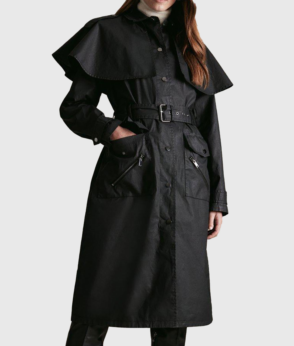 Bodkin Dove (Siobhán Cullen) Black Trench Coat