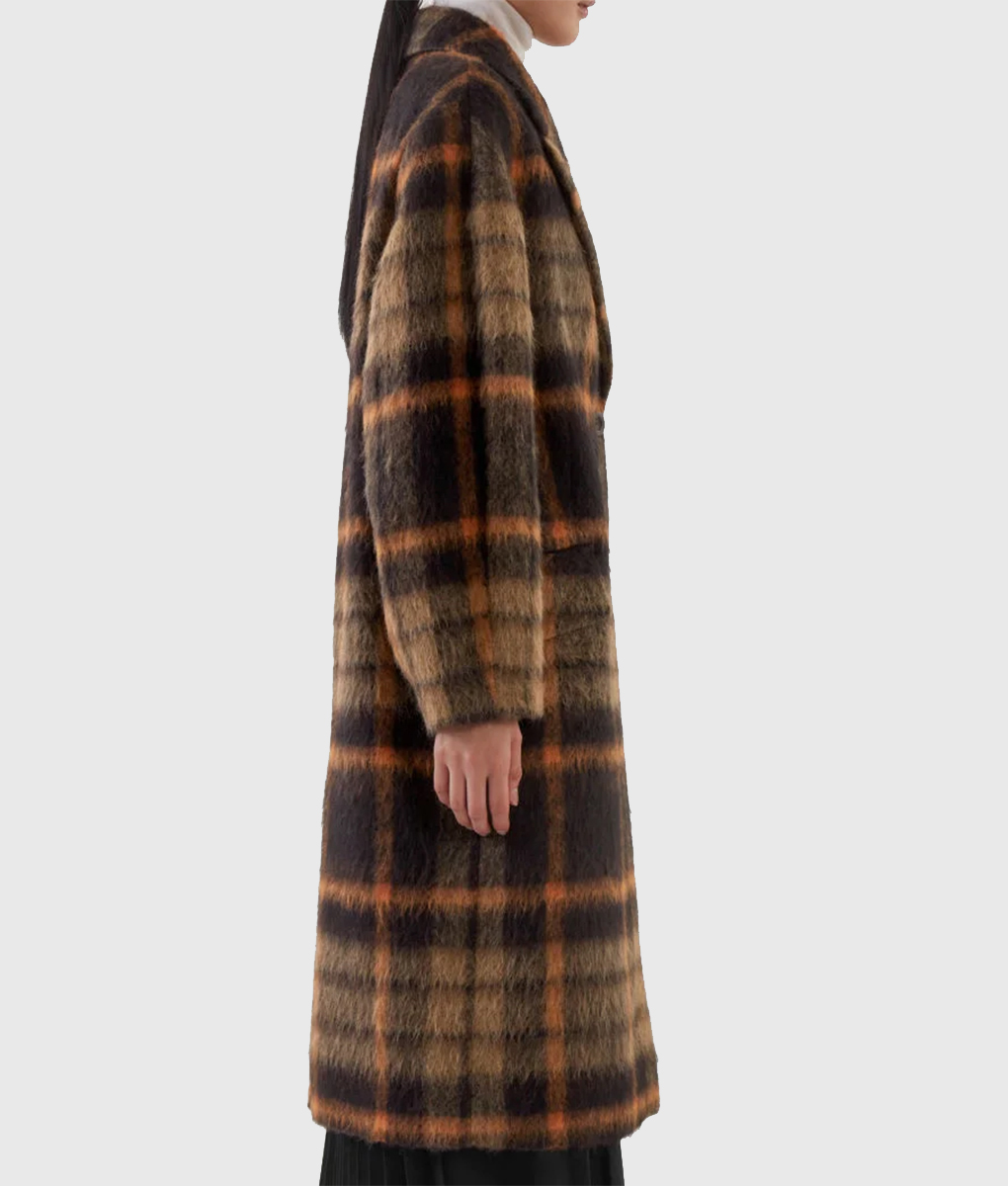 Bodkin Robyn Cara Checked Coat | Emmy Tailored Checked Coat