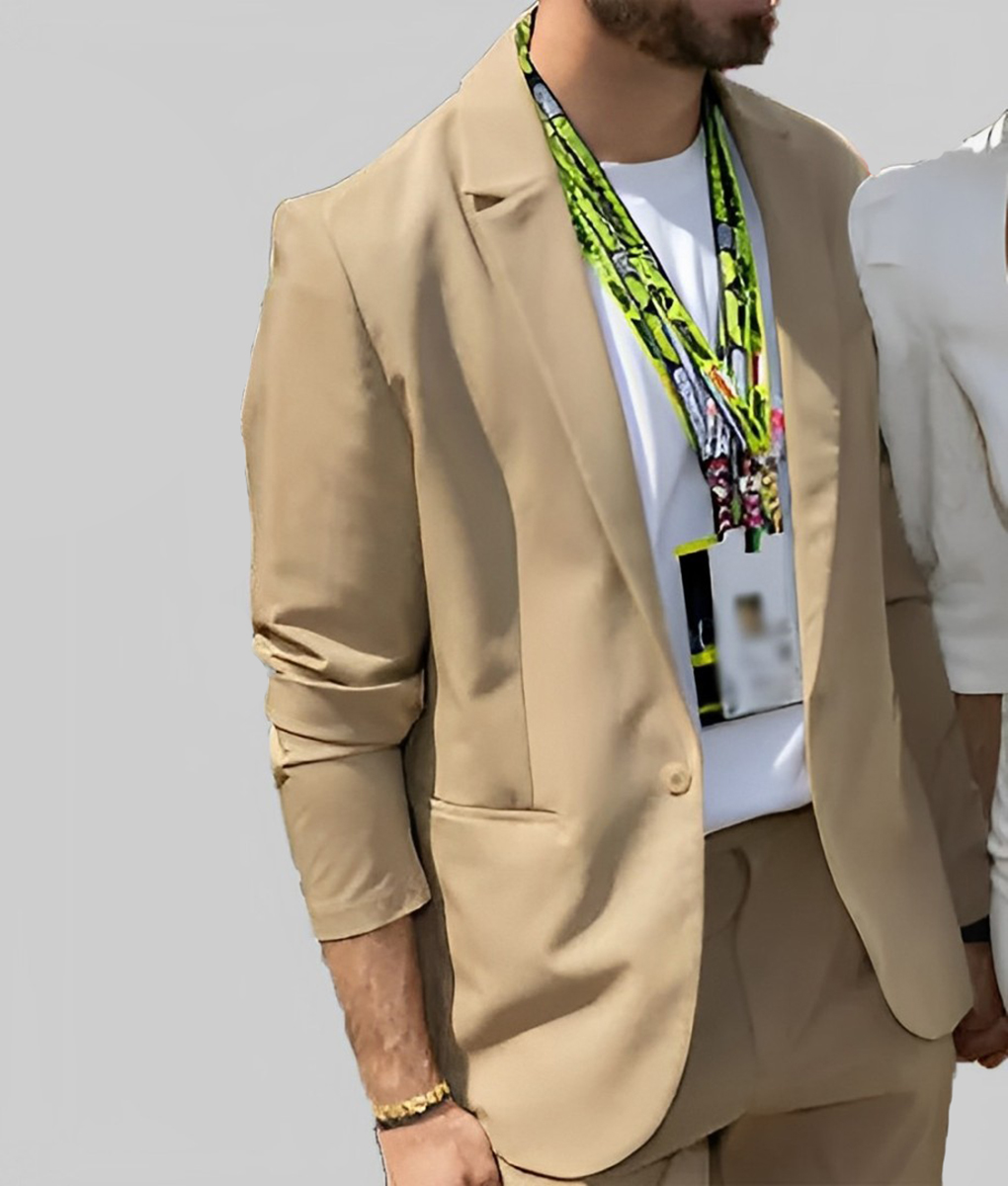 Kevin Trapp F1 Grand Prix Brown Blazer | Kevin Trapp Brown Blazer