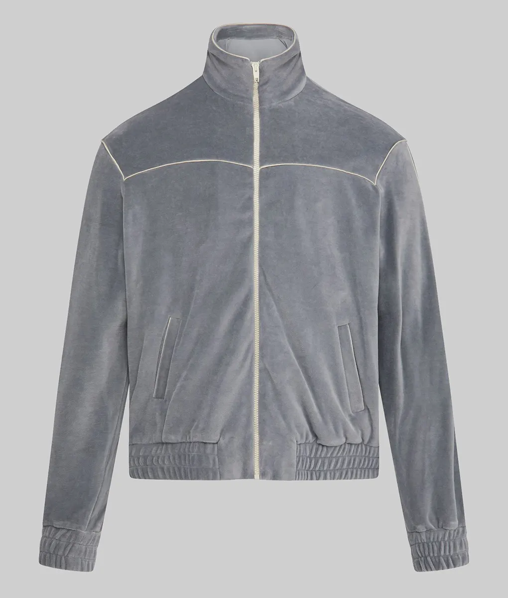 Kaos 2024 Zeus (Jeff Goldblum) Grey Track Jacket | Boss Jackets