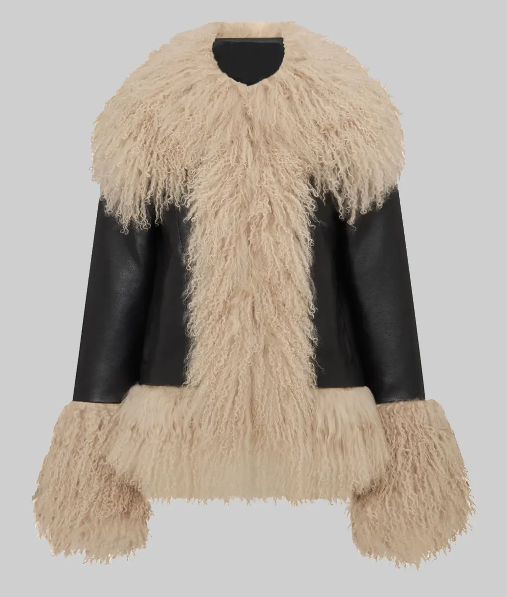 Taylor Swift Black Leather Fur Jacket | Boss Jackets