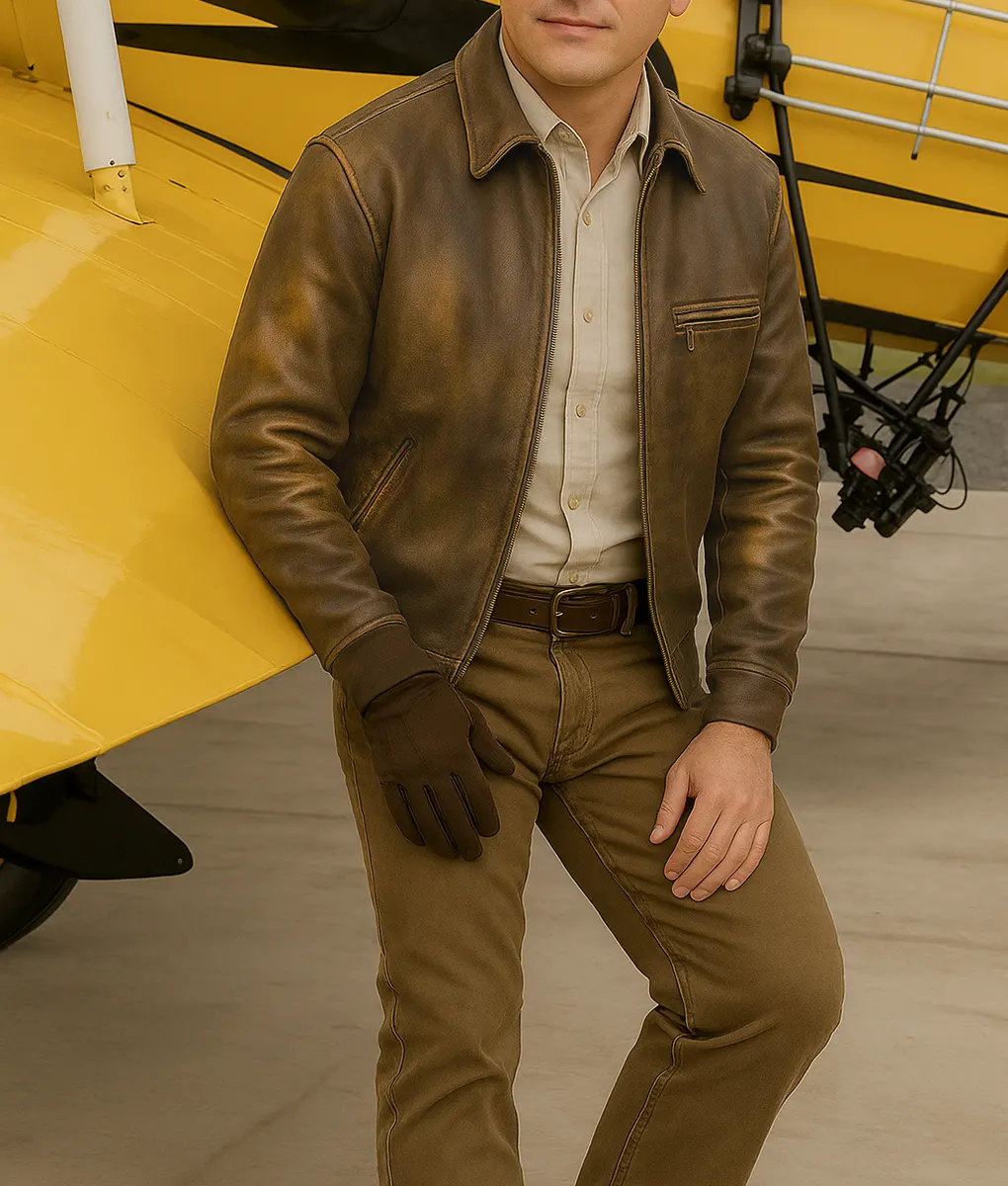 Tom Cruise Mission Impossible The Final Reckoning Brown Leather Jacket ...